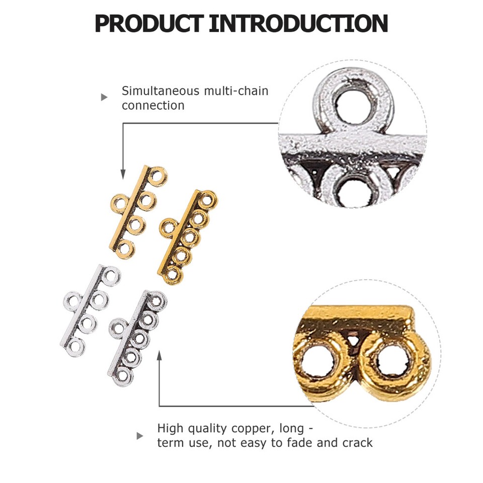 40pcs necklace connectors bracelet clasps Jewelry Making Clasp necklet ...
