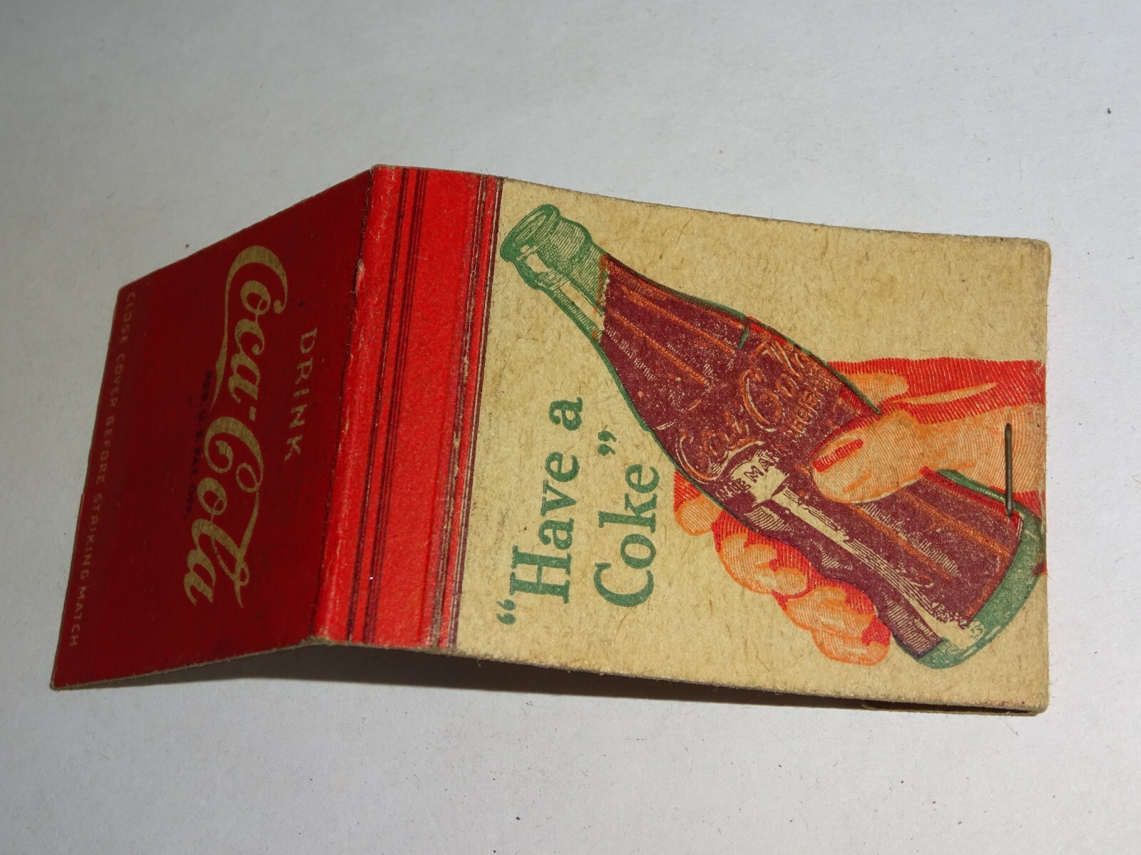 Vintage Drink Coca Cola Have A Coke matchbook cover | eBay