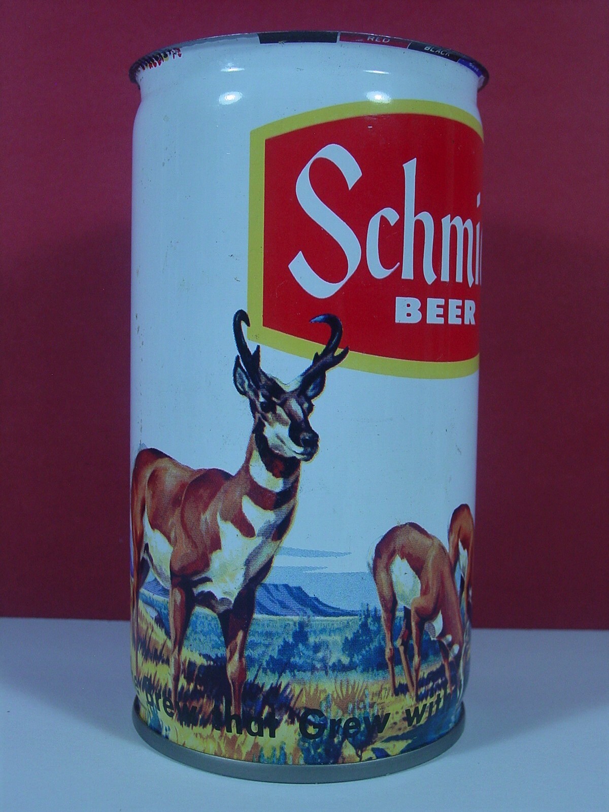 1970's SCHMIDT BEER - Caribou or Deer or ??? - 12 oz PULL TAB SET CAN ...