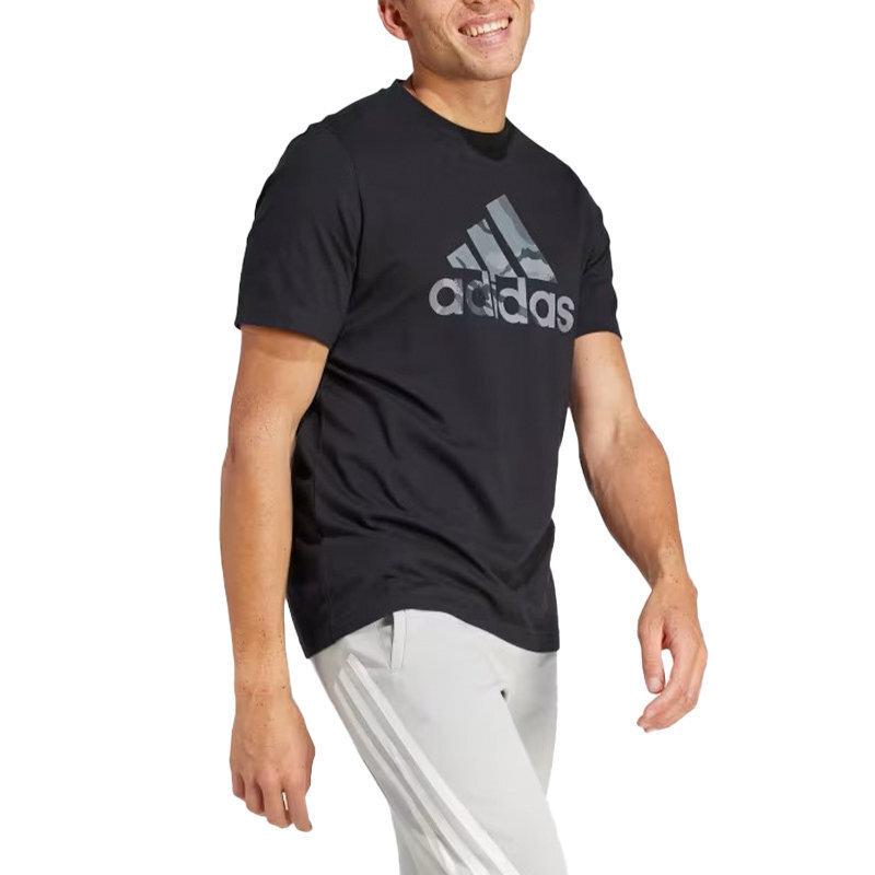 Adidas IR5828 Mens Camo T Shirts Badge of Sports Graphic Crew Neck T ...
