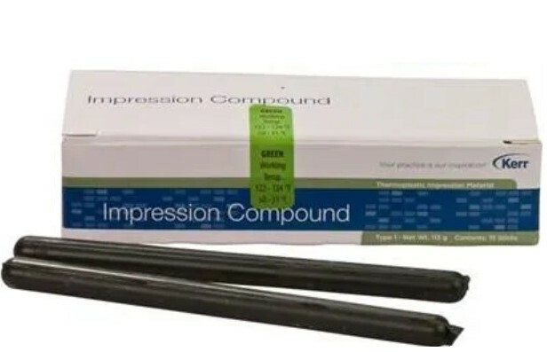 Dental Kerr Impression Compound 15 Green Sticks for sale online | eBay