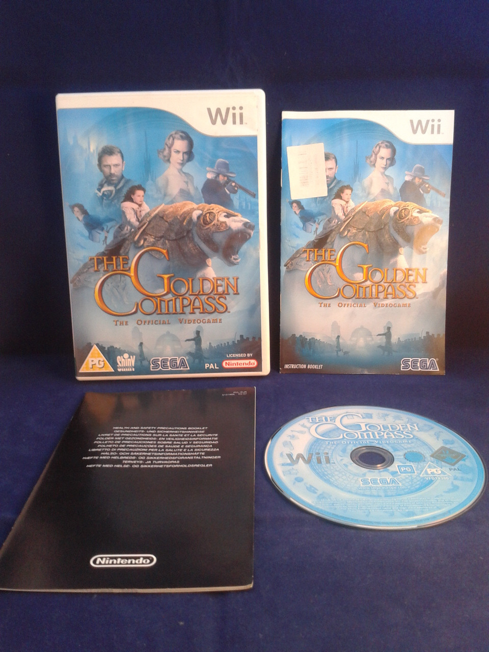 JUEGO NINTENDO WII THE GOLDEN COMPASS COMPLETO CON CAJA Y MANUAL PAL ...
