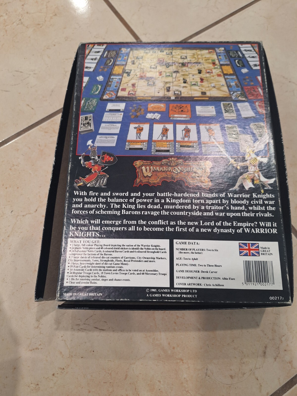 Vintage Games Workshop Board Game Fantasy Warrior Knights Box Fair | eBay