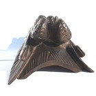 Guatemalan hand carving Wood Mask Mayan folks art Kukulkan chief ...