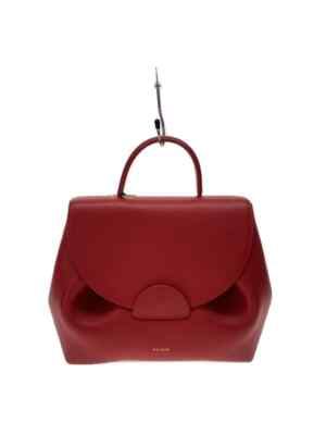 POLENE Handbag 2 Way Numero Un Nano Leather Red Solid Used | eBay