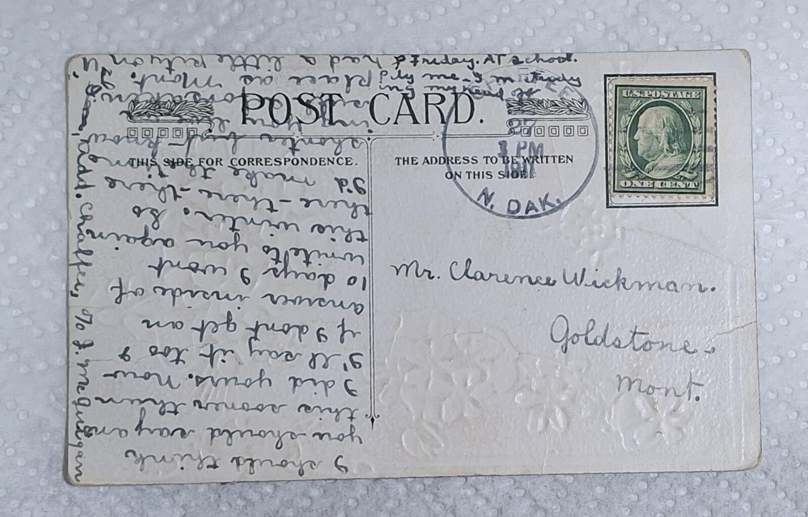 BEN FRANKLIN US Postage 1 Cent Stamp-Green-EXTREMELY RARE USED STAMP ...