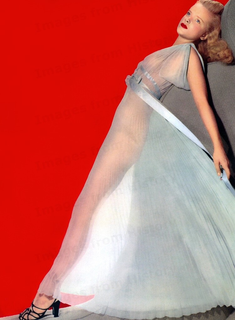 8x10 Print Anne Francis Sexy Leggy Colorized Portrait #AFW1 | eBay