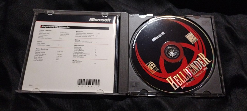 Hellbender Microsoft Shoot To Kill Think To Win PC CD-ROM Game 1996 with cd key | eBay