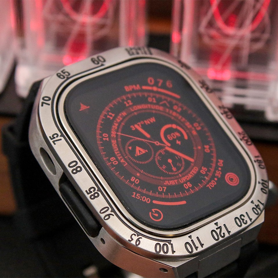 for Apple Watch Ultra 49mm 316L Stainless Steel Mod Kit Set Cas Band ...