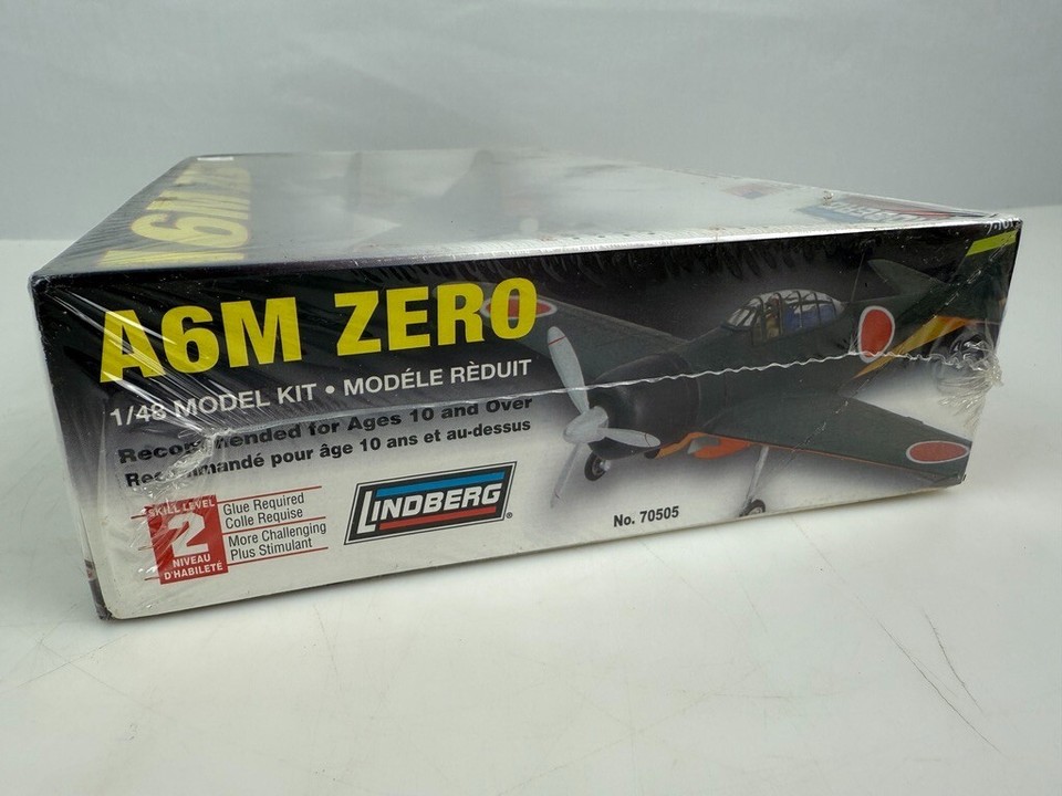 Lindberg A6M Zero 70505 Model Plane Kit 1/48 scale | eBay