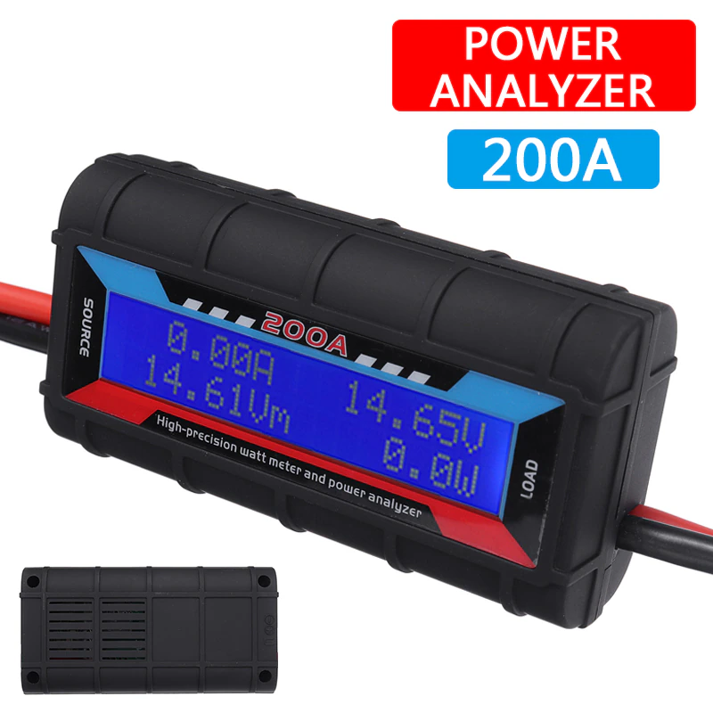200A DC Digital Monitor LCD Volt Amp Meter Analyzer For RC Battery ...