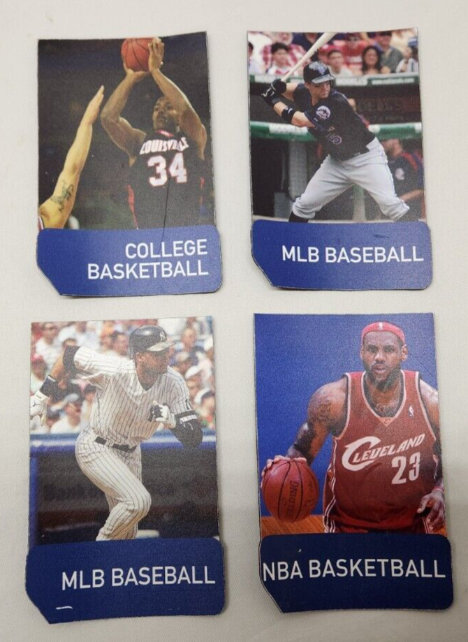 Lot of 12 Sports Refrigerator Magnets - Lebron Koby Jeter - Basketball ...