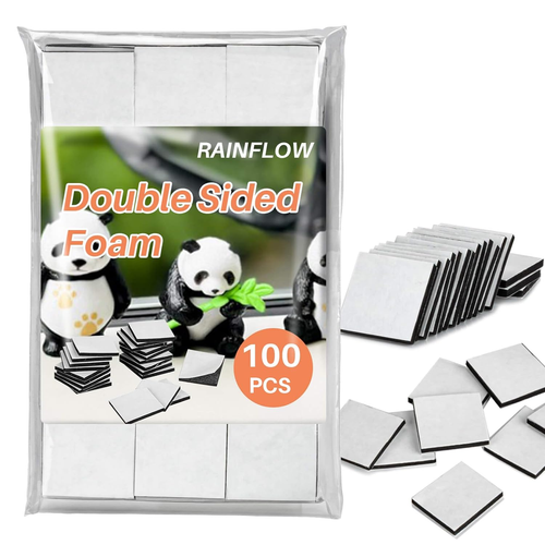 100PCS Double Sided Mounting Tape - Square Double Sided Adhesive Pads ...