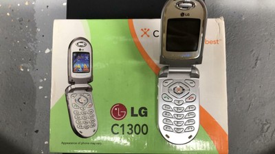 LG C1300 - Metallic Silver (AT&T) Cellular Phone- Read Description | eBay
