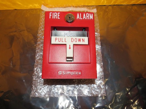 SIMPLEX 4099-9003 DOUBLE ACTION ADDRESSABLE MANUAL FIRE ALARM PULL ...