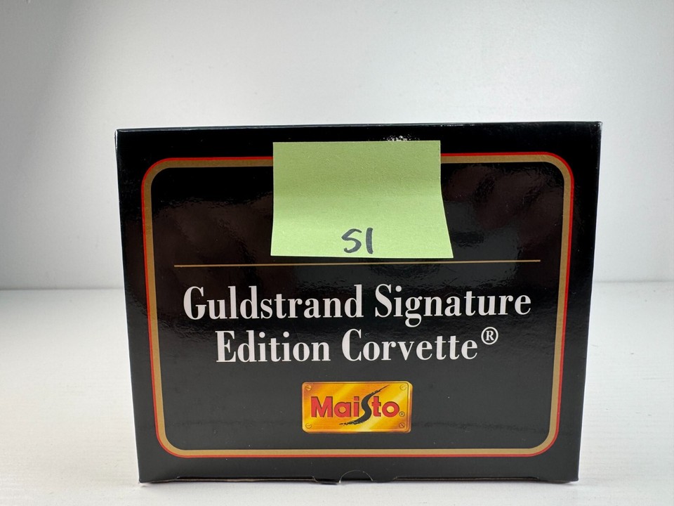 Maisto 2003 Guldstrand Signature Chevrolet Chevy Corvette Signature ...