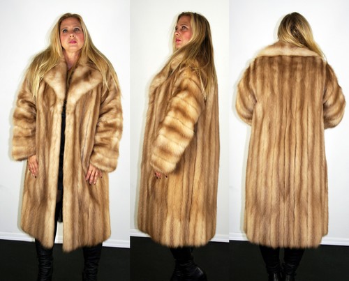 Brand New Stone Martin Fur Coat Size Large 10 12 L Efurs4less | eBay
