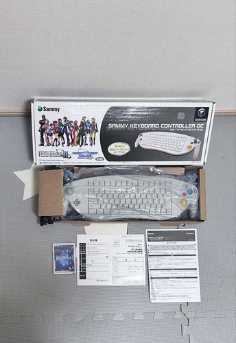 Nintendo Gamecube Sammy white and black Controller Keyboard color ...