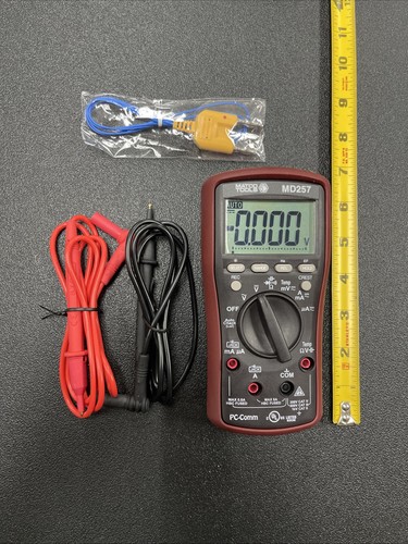 Matco Tools MD257 Digital Multimeter with Temperature Probe Z9 | eBay