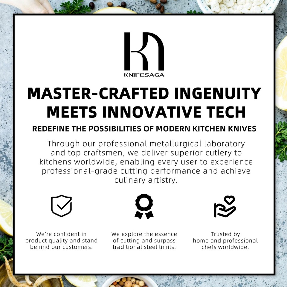 Kitchen Knife Block Set, Enduring Sharpness Premium Knife Set with ...