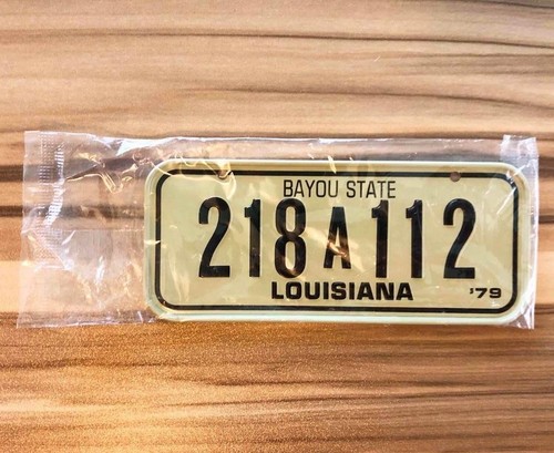Vintage, New Post Cereal Wheaties 1979 Mini Louisiana License Plate ...