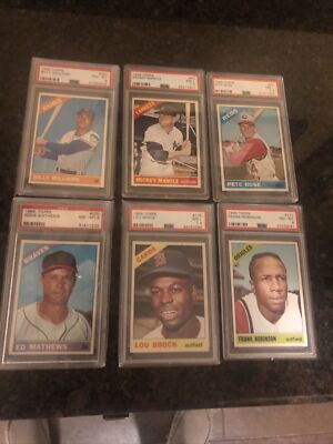 1966 Topps Baseball Cards Complete Set-Ex+ | eBay