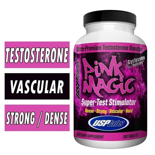 USP Labs Pink Magic Ultra Hard Premium Super Testosterone Booster 180 ...