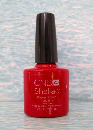 CND SHELLAC RUBY RITZ & WILDFIRE Perfect Pair Red Gel Polish Set NIB ...