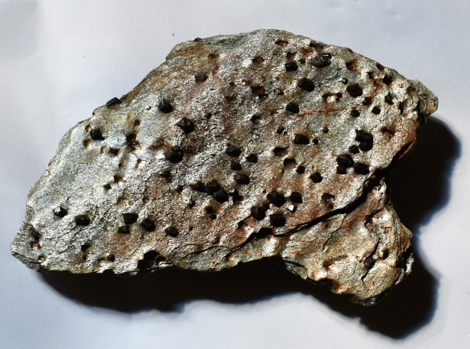 Garnet Crystals in Shist Matrix Natural Blue Ridge Mountain North ...