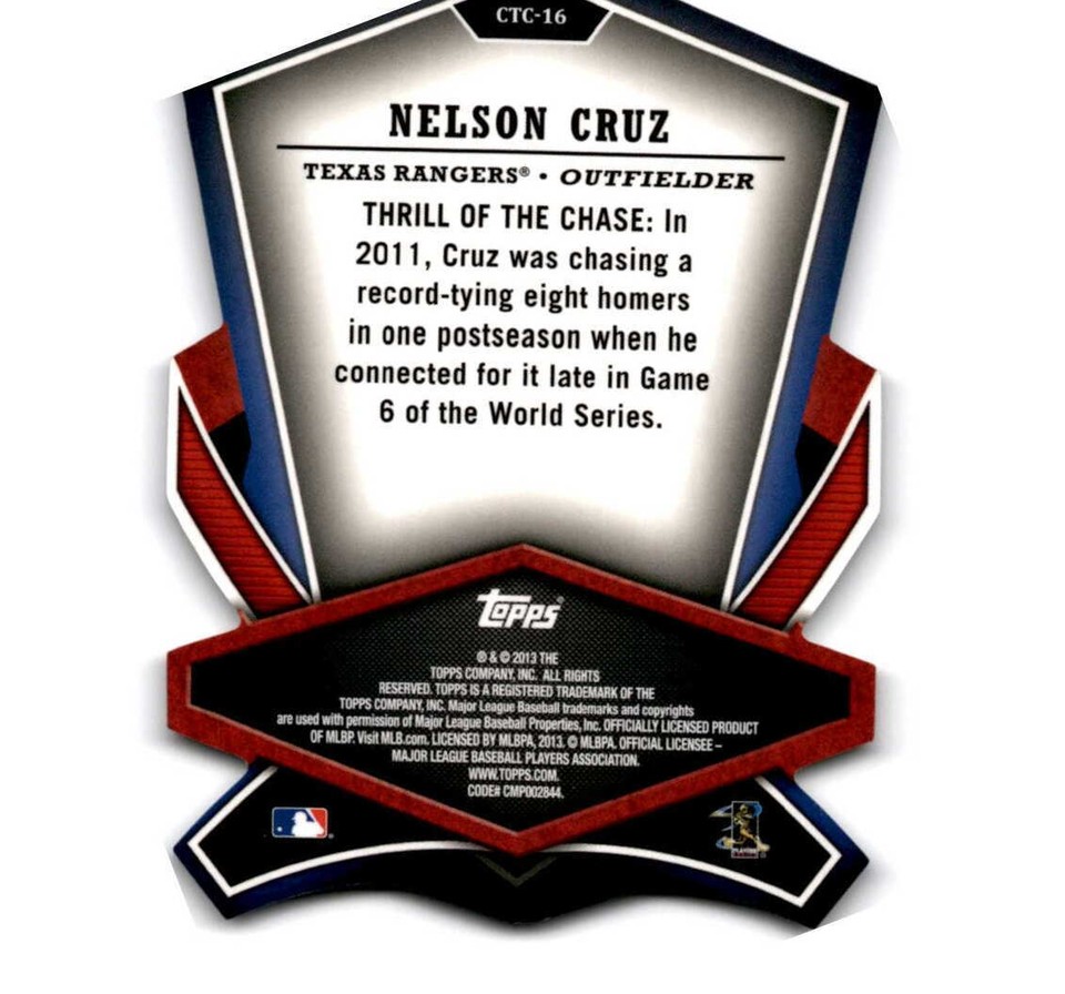2013 Topps Cut to the Chase Nelson Cruz CTC-16 | eBay
