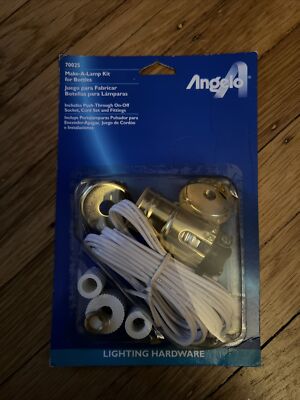 Angelo Brothers Make-A-Lamp Kit For Bottles Lighting Hardware New ...