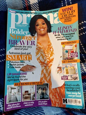 Prima UK Magazine November 2021 Alison Hammond | eBay UK