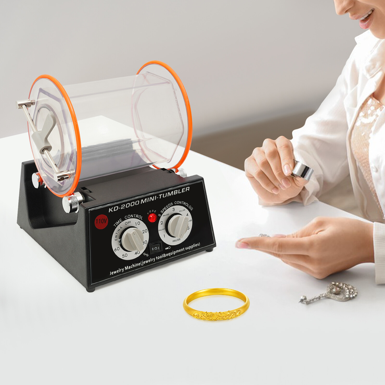 Electric Polisher Polishing Machine Jewelry Polishing Machine 500 ...