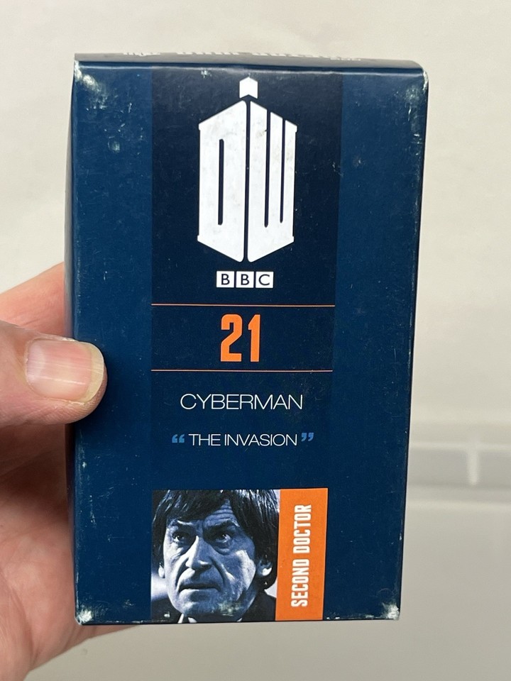 Eaglemoss Cyberman figures from The Tenth Planet, Moonbase & Invasion ...