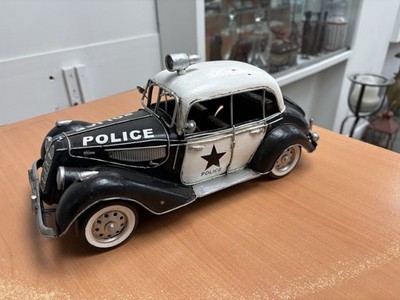 Antique Metal Police Car | eBay