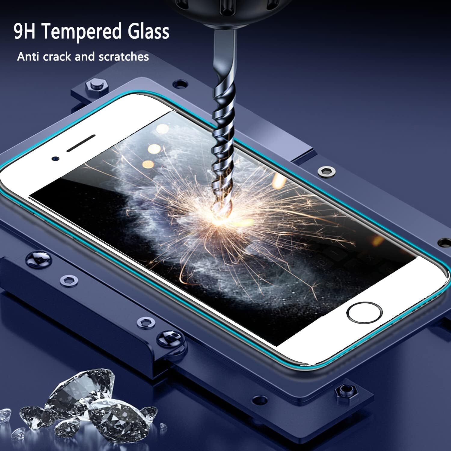 White with Repair Tools Kit for iPhone 8 Plus 5.5 Inch LCD Digitizer ...