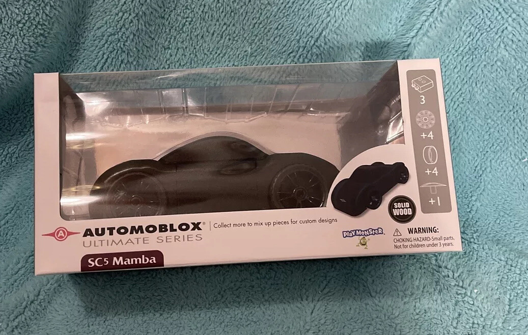 Automoblox Collectible Wood Toy Car—Ultimate Series SC5 Mamba Play ...
