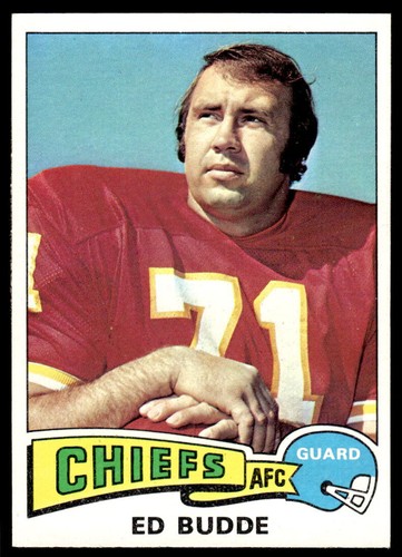 1975 Topps Ed Budde #174 Kansas City Chiefs K1 | eBay