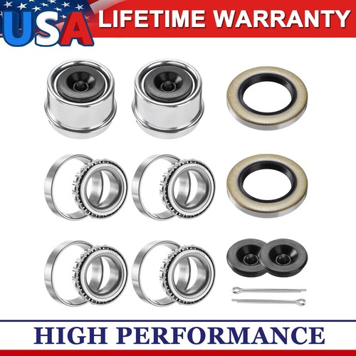 2Sets Trailer Hub Wheel Bearing Replace Kit L44649 L44610 Fit 2000 ...