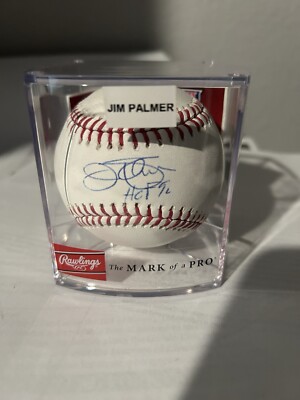 Jim Palmer Autographed Baseball TRISTAR COA Auto | eBay