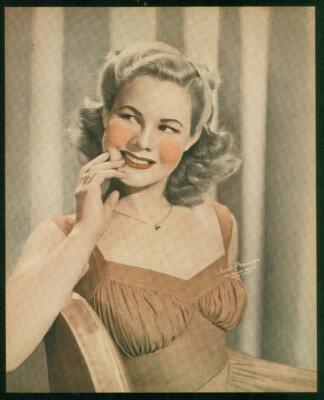1940's, 8"x10" Sepia Tone print, June Preisser, made by Screen Art ...