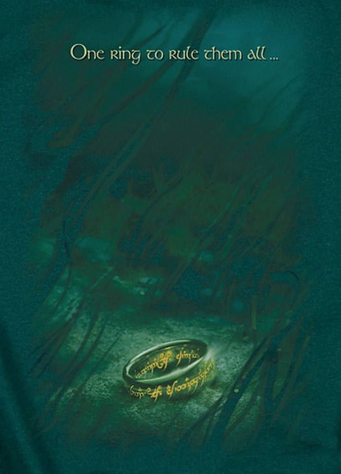 Lord Of The Rings "Lost Ring" T-Shirt - Adult, Child | eBay