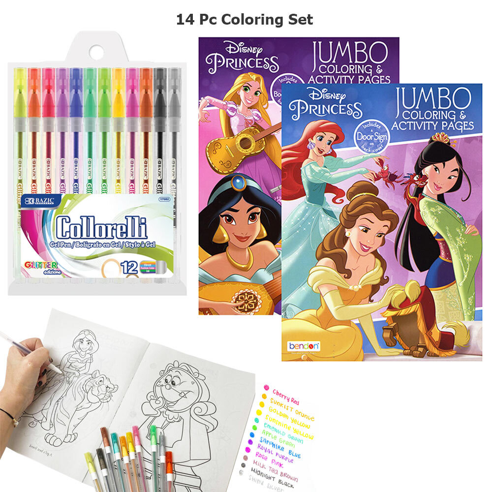 All Disney Princesses 2014 Coloring Pages