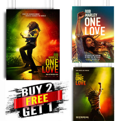 Bob Marley Poster Film ONE LOVE 2024 | eBay Australia