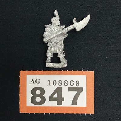 C09 KRANTHAR MANCLEAVER DARK ELVES ELF HALBERD WARHAMMER 3RD EDITION ...