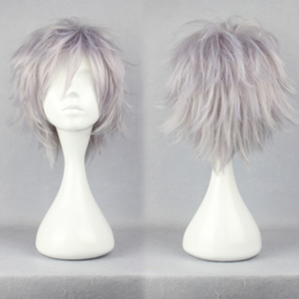 HOT SELL Fashion Cosplay Wig Short Straight Men Boy Cartoon Anime Party ...