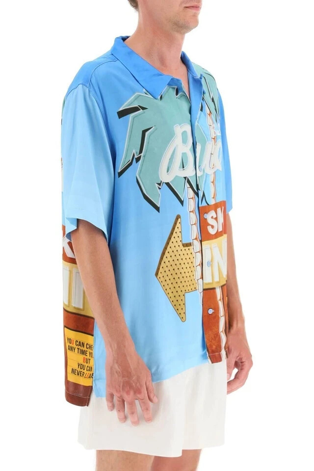 NWT MADE IN ITALY Blue Sky Inn Beach House XL Shirt MSRP $325 | eBay