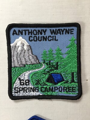 1968 Anthony Wayne Area Council spring camporee Activity Patch | eBay