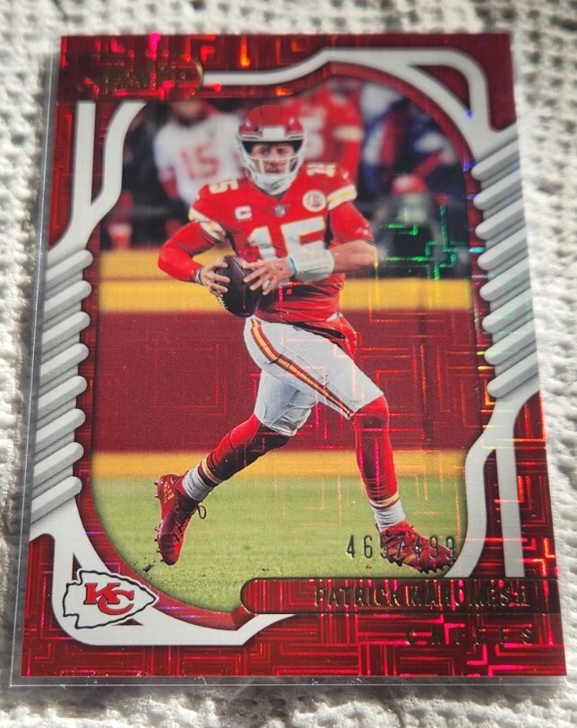 2022 PATRICK MAHOMES Panini Absolute RED Mojo /499 Gold Letters #38 ...