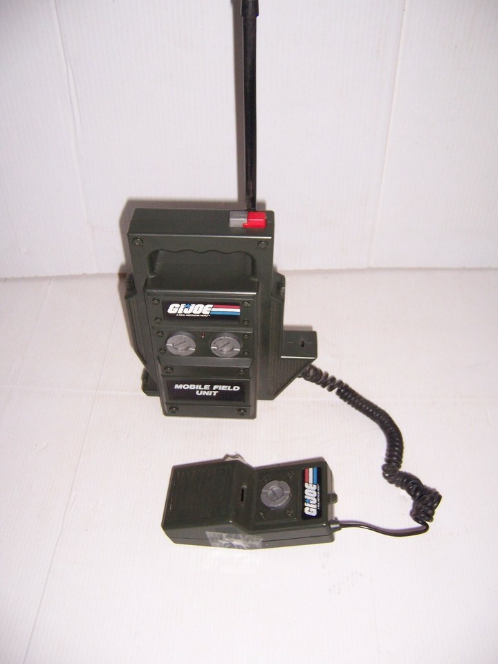 Vintage 1984 GI Joe Mobile Field Unit Walkie Talkie 2-Way Radio Hasbro ...